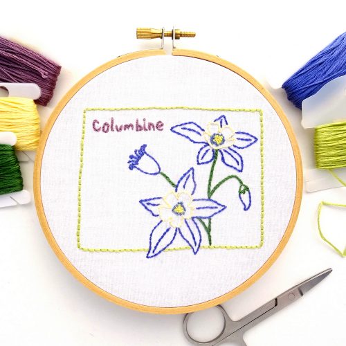 State Flower Patterns - Wandering Threads Embroidery