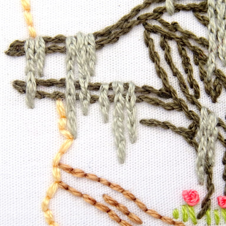 Georgia Hand Embroidery Pattern - Wandering Threads Embroidery