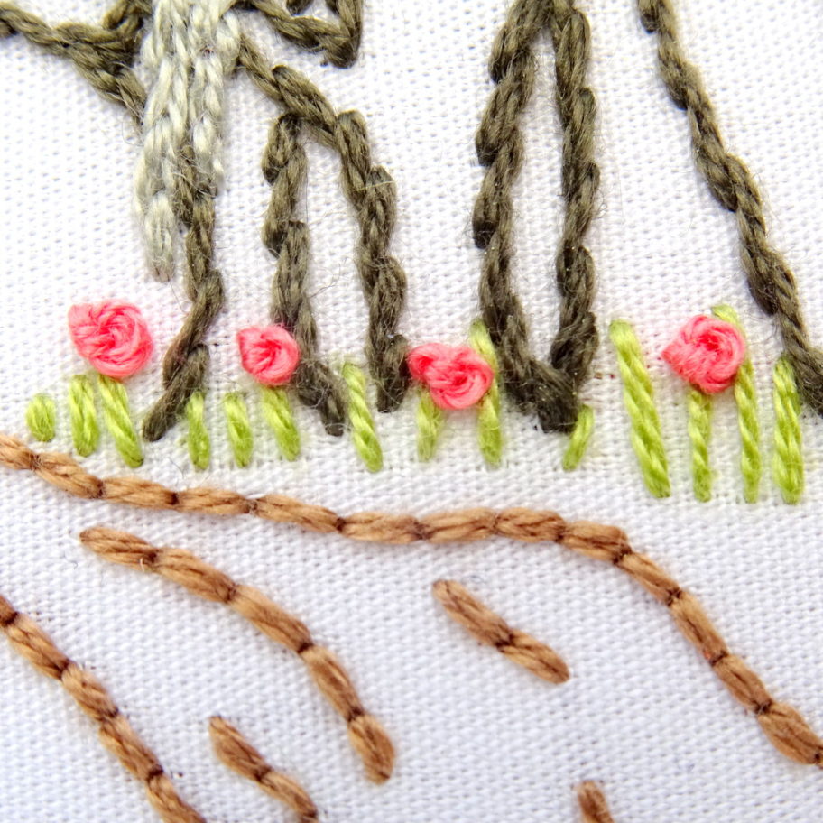 Georgia Hand Embroidery Pattern - Wandering Threads Embroidery