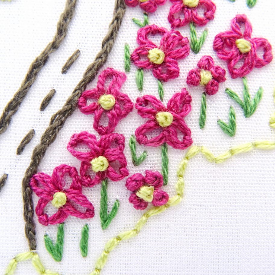 Indiana Hand Embroidery Pattern - Wandering Threads Embroidery