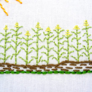 Iowa Hand Embroidery Pattern - Wandering Threads Embroidery