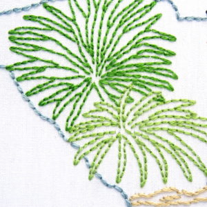 South Carolina Embroidery Pattern - Wandering Threads Embroidery