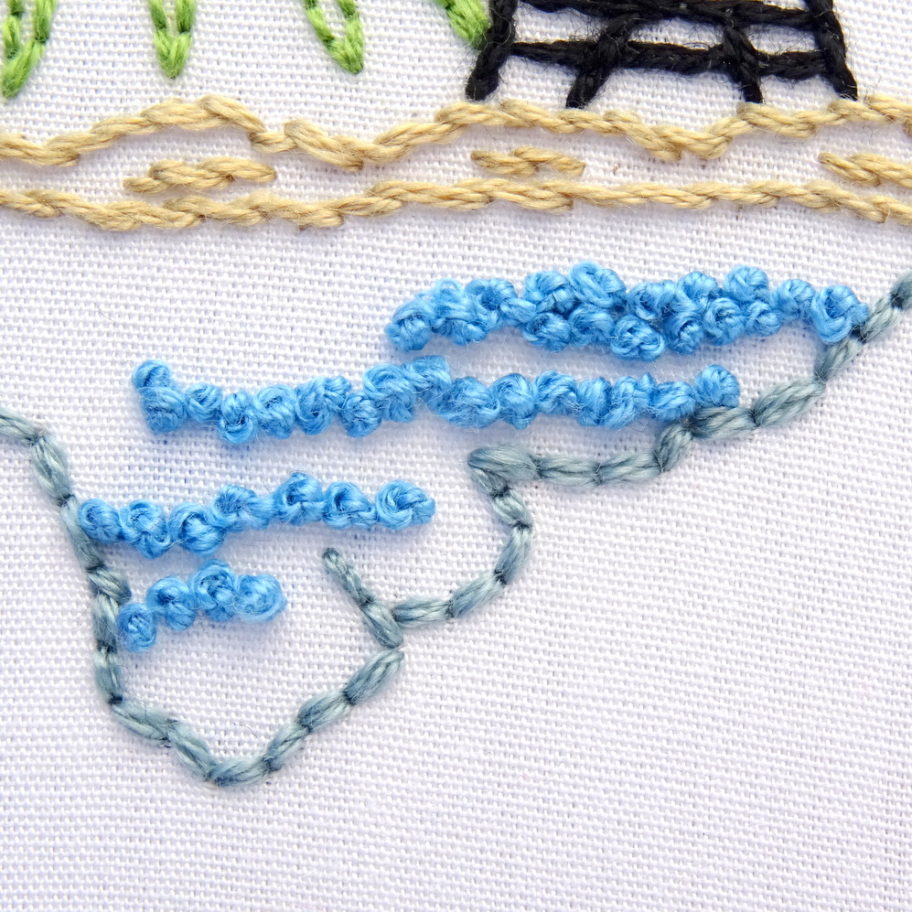 South Carolina Embroidery Pattern - Wandering Threads Embroidery
