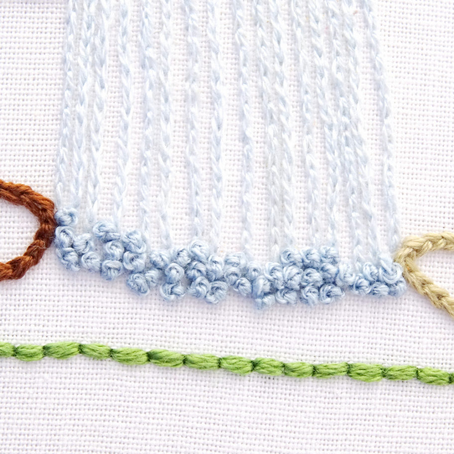Arkansas Hand Embroidery Pattern - Wandering Threads Embroidery