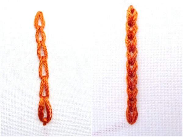 Chain Stitch Tutorial - Wandering Threads Embroidery