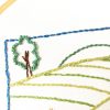North Dakota Hand Embroidery Pattern - Wandering Threads Embroidery