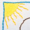 North Dakota Hand Embroidery Pattern - Wandering Threads Embroidery