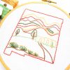 New Mexico Hand Embroidery Pattern - Wandering Threads Embroidery