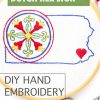 Pennsylvania Dutch Hand Embroidery Pattern - Wandering Threads Embroidery