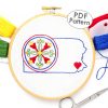 Pennsylvania Dutch Hand Embroidery Pattern - Wandering Threads Embroidery