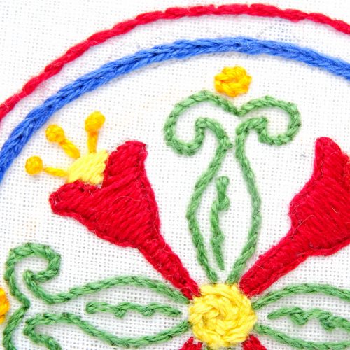 Pennsylvania Dutch Hand Embroidery Pattern - Wandering Threads Embroidery