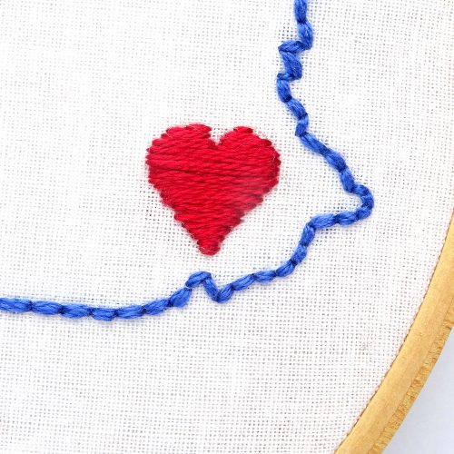 Pennsylvania Dutch Hand Embroidery Pattern - Wandering Threads Embroidery