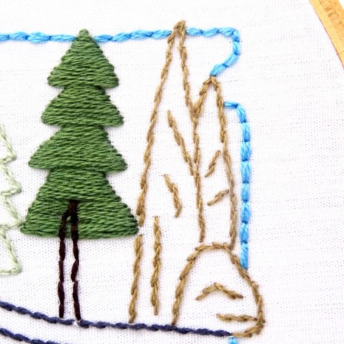 South Dakota Hand Embroidery Pattern - Wandering Threads Embroidery