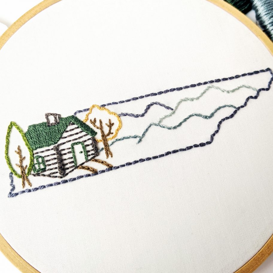 Tennessee Hand Embroidery Pattern - Wandering Threads Embroidery