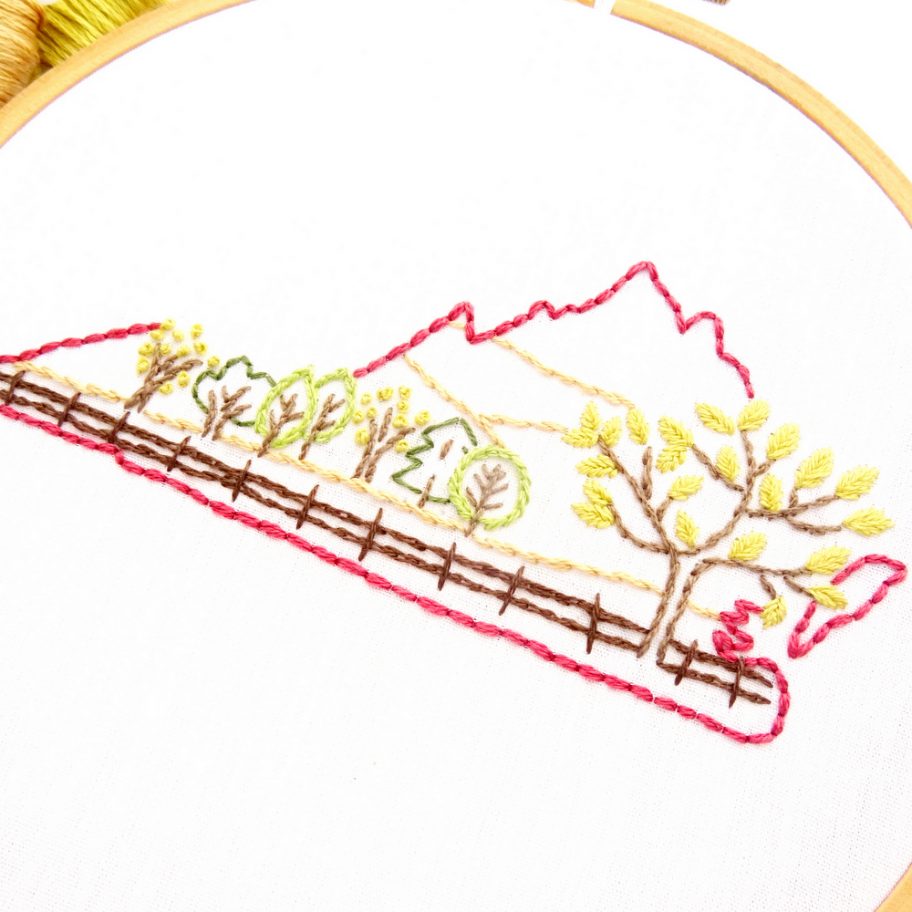 Virginia Hand Embroidery Pattern - Wandering Threads Embroidery