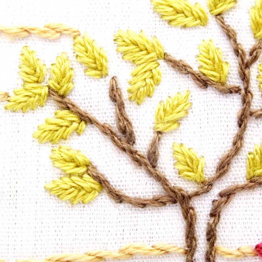 Virginia Hand Embroidery Pattern - Wandering Threads Embroidery