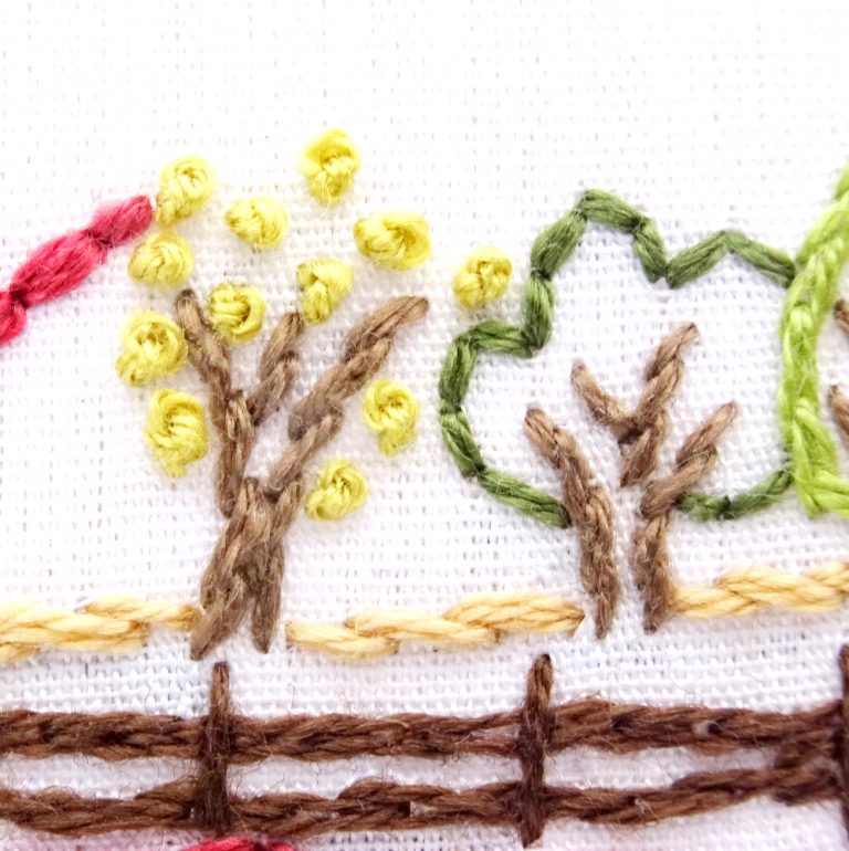 Virginia Hand Embroidery Pattern - Wandering Threads Embroidery