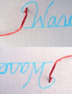 How to Embroider Letters by Hand {Part 1} - Wandering Threads Embroidery