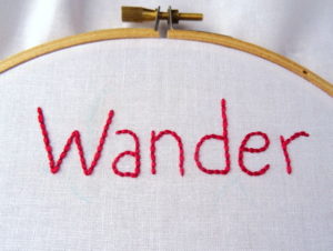 How to Embroider Letters by Hand {Part 1} - Wandering Threads Embroidery
