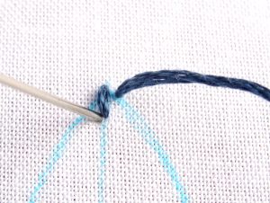 Fishbone Stitch Embroidery Tutorial - Wandering Threads Embroidery
