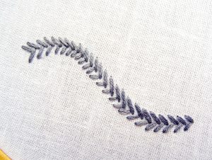 Fishbone Stitch Embroidery Tutorial - Wandering Threads Embroidery