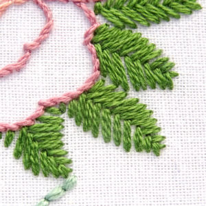 Indiana Flower Hand Embroidery Pattern {Peony} - Wandering Threads ...