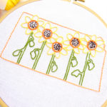 Kansas Flower Hand Embroidery Pattern {Sunflower} - Wandering Threads ...