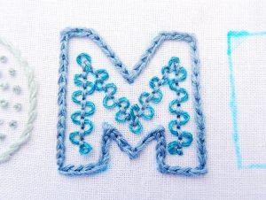 How To Embroider Large Letters By Hand {Part 2} - Wandering Threads ...