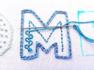 How To Embroider Large Letters By Hand {Part 2} - Wandering Threads ...