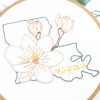 Louisiana Flower Hand Embroidery Pattern {Magnolia} - Wandering Threads ...