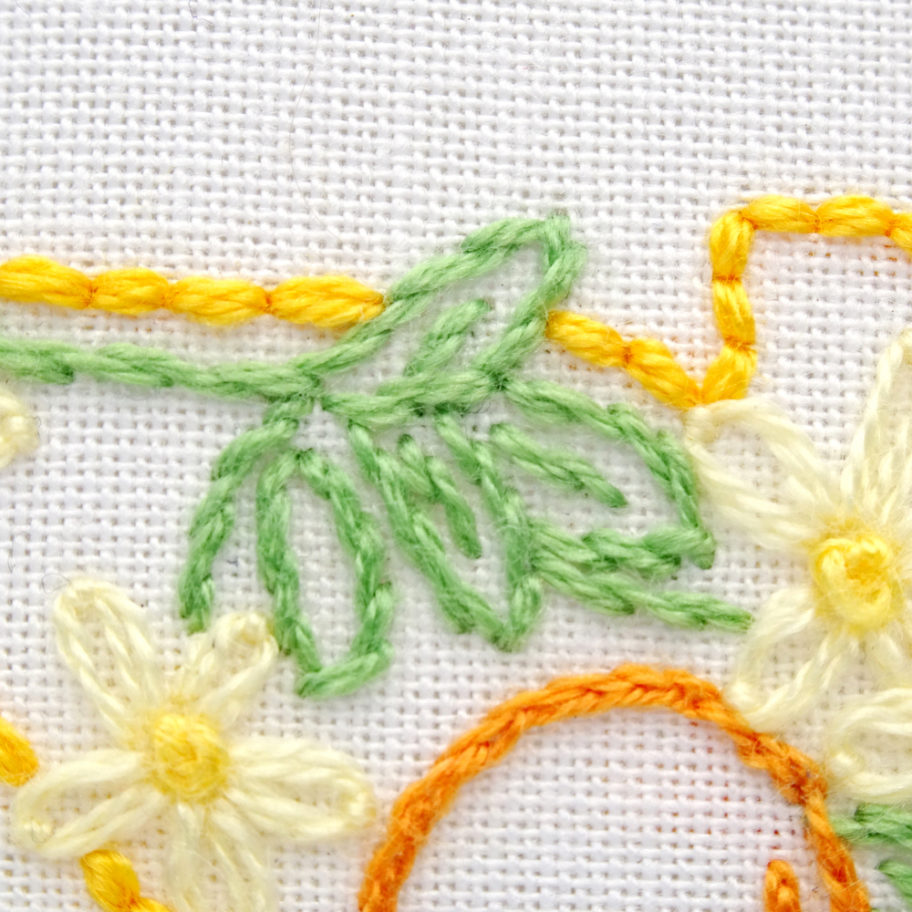 Florida Flower Hand Embroidery Pattern {Orange Blossom} - Wandering ...