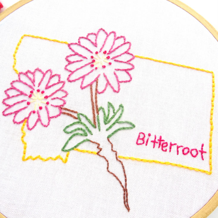 State Flower Patterns - Wandering Threads Embroidery