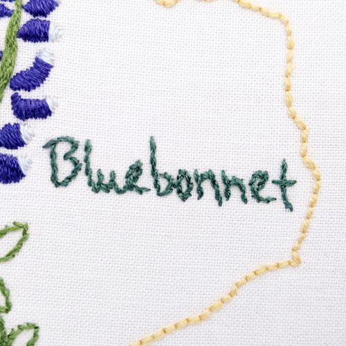 Texas Flower Hand Embroidery Pattern {Bluebonnet} - Wandering Threads ...
