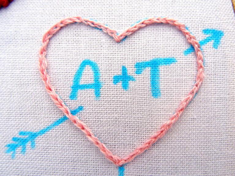 5 FREE Heart Embroidery Patterns {DIY Tutorial} - Wandering Threads ...