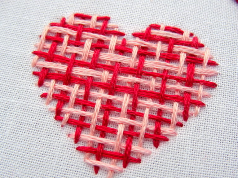 5 FREE Heart Embroidery Patterns {DIY Tutorial} - Wandering Threads ...