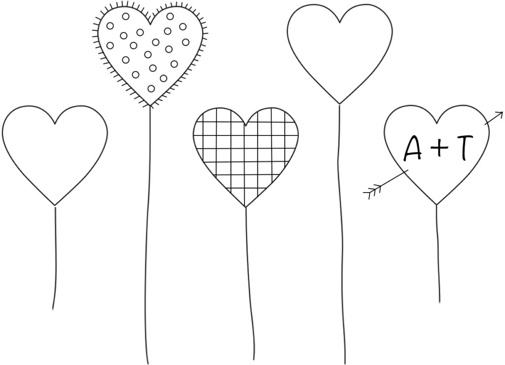 5 FREE Heart Embroidery Patterns {DIY Tutorial} - Wandering Threads ...