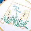 New Mexico Flower Hand Embroidery Pattern {Yucca Flower} - Wandering ...