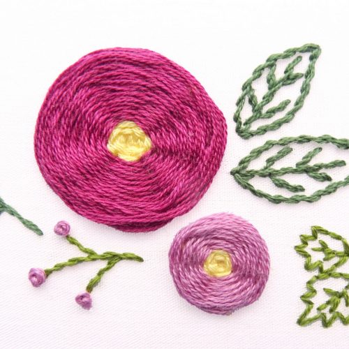 Spring Wreath Hand Embroidery Pattern - Wandering Threads Embroidery