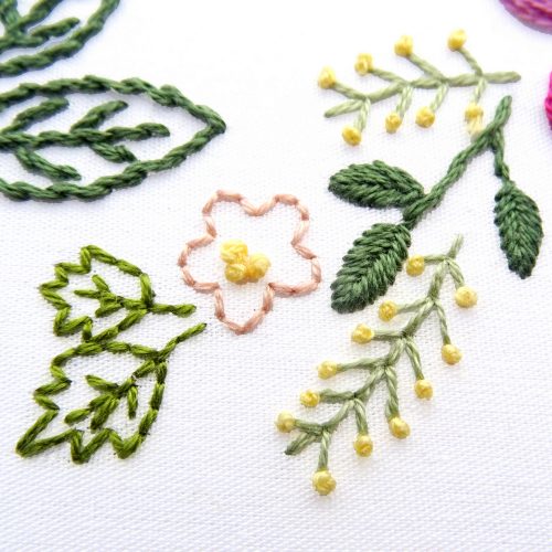 Spring Wreath Hand Embroidery Pattern - Wandering Threads Embroidery