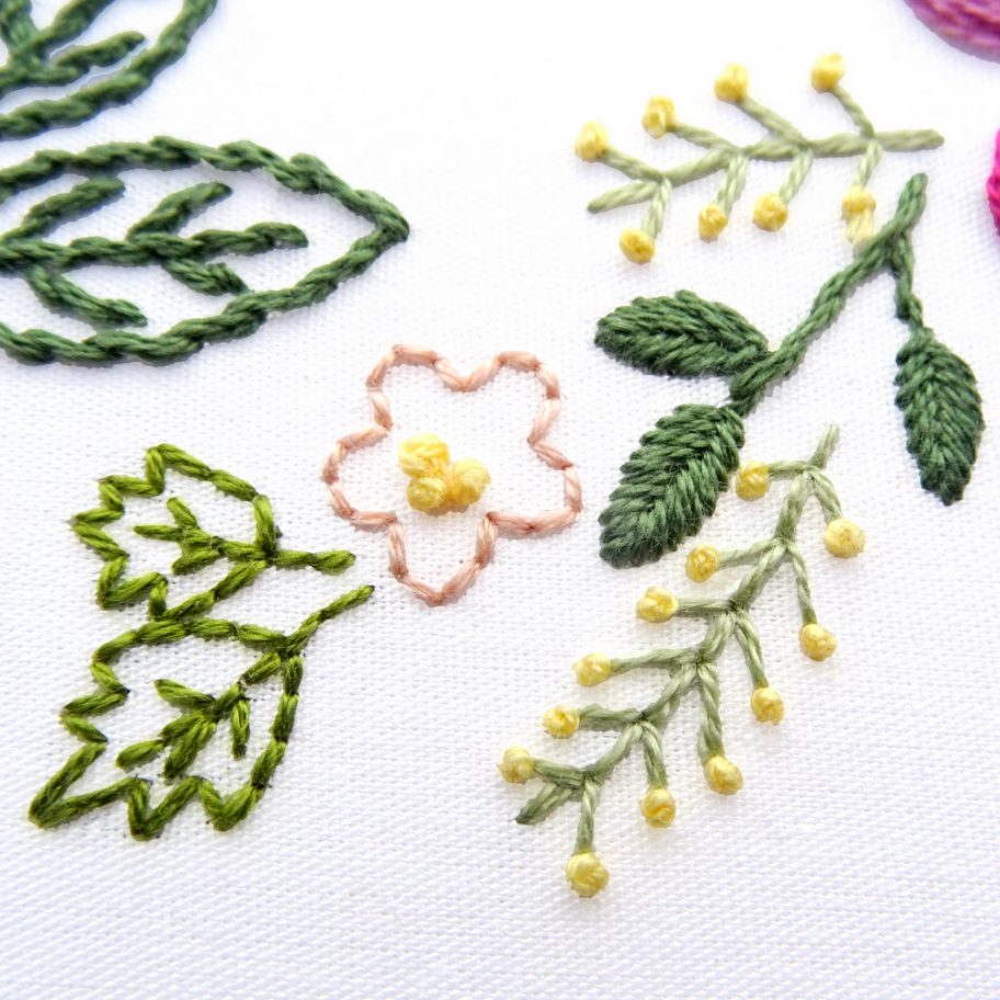 Spring Wreath Hand Embroidery Pattern - Wandering Threads Embroidery