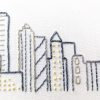 Seattle City Skyline Hand Embroidery Pattern - Wandering Threads Embroidery