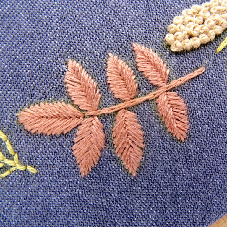 Autumn Wreath Hand Embroidery Pattern - Wandering Threads Embroidery