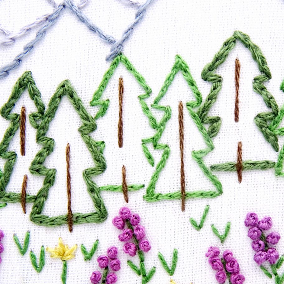 Basic Embroidery Stitches: 4 Line Stitches - Wandering Threads Embroidery