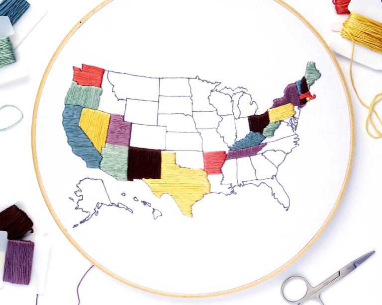 Long and Short Embroidery Stitch Tutorial - Wandering Threads Embroidery