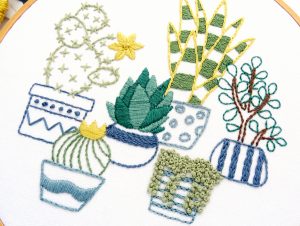 Cable Stitch Embroidery Tutorial - Wandering Threads Embroidery