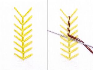 Fly Stitch Embroidery Tutorial - Wandering Threads Embroidery