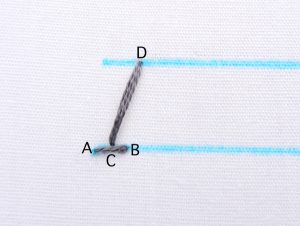 Chevron Stitch Embroidery Tutorial - Wandering Threads Embroidery