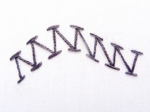 Chevron Stitch Embroidery Tutorial - Wandering Threads Embroidery