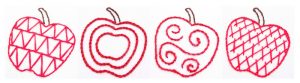 Free Apple Sampler Embroidery Pattern - Wandering Threads Embroidery