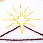Christmas Nativity Hand Embroidery Pattern - Wandering Threads Embroidery